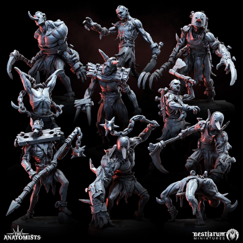 Gore Abominations | Bestiarum | Wargaming Dnd Miniatures - Etsy
