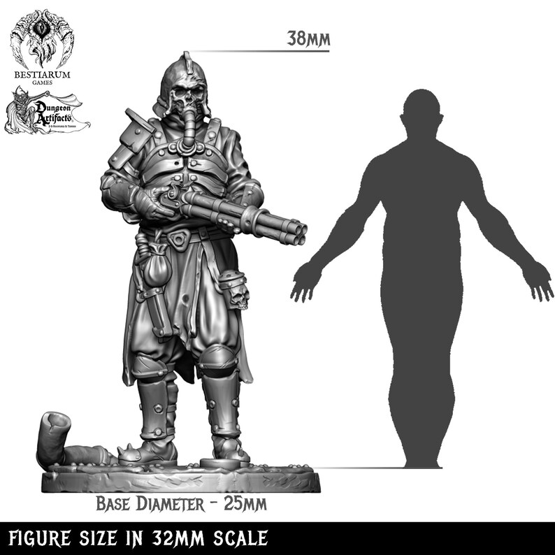 Bane Gunners Spires of Allstein Bestiarum Miniatures D&D Wargaming Dnd ...