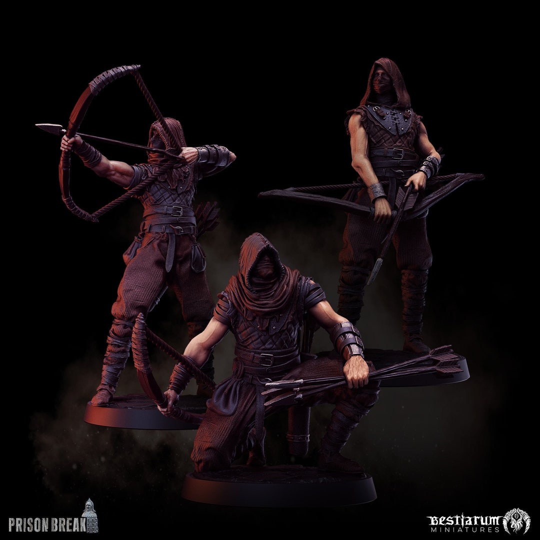 Bandit Scouts Prison Break Bestiarum Miniatures D&D Wargaming Dnd - Etsy