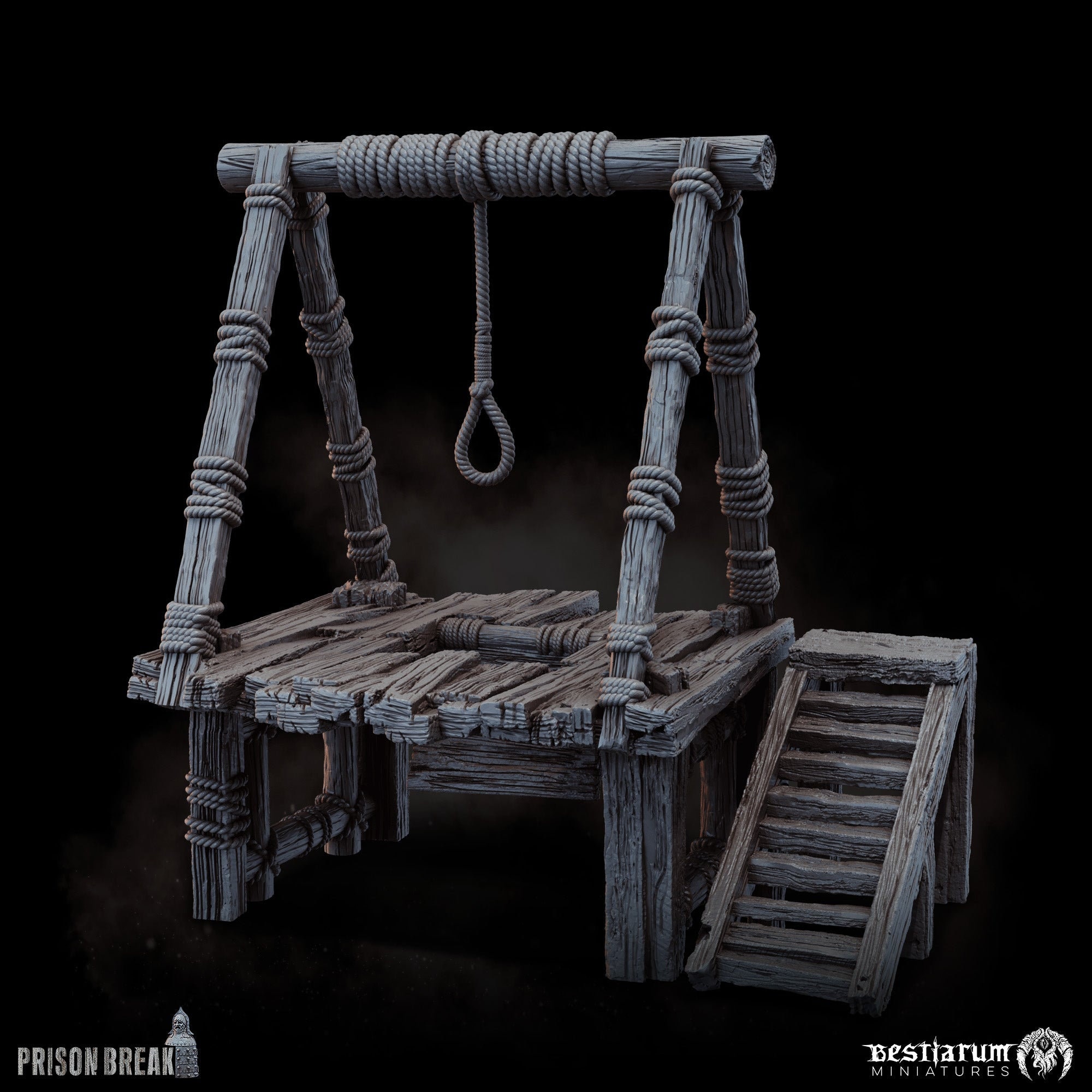 Prison Gallows Prison Break Bestiarum Miniatures D&D Wargaming Dnd - Etsy
