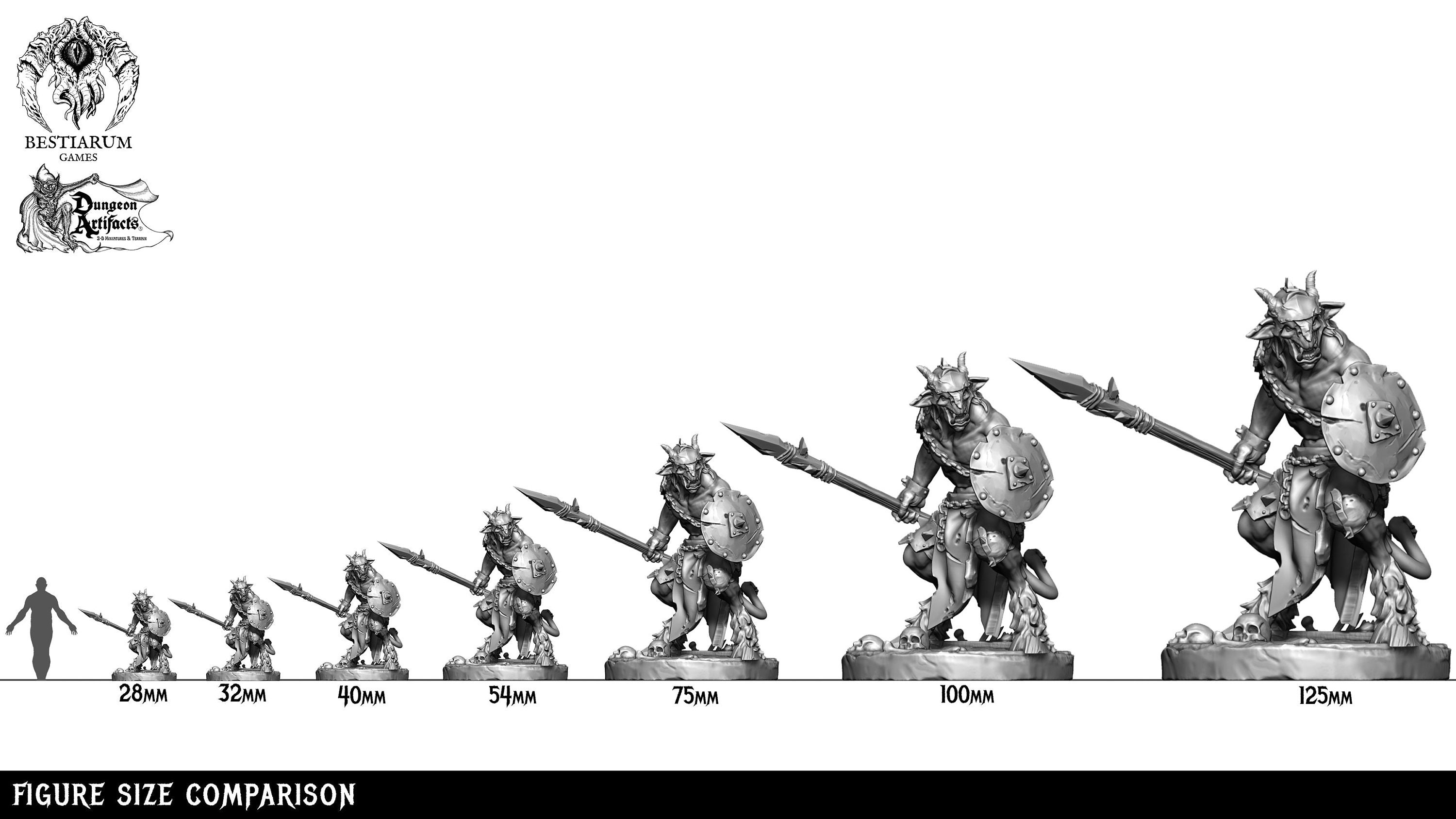 Capra Scouts Beastmen Bestiarum Miniatures D&D Wargaming Dnd - Etsy