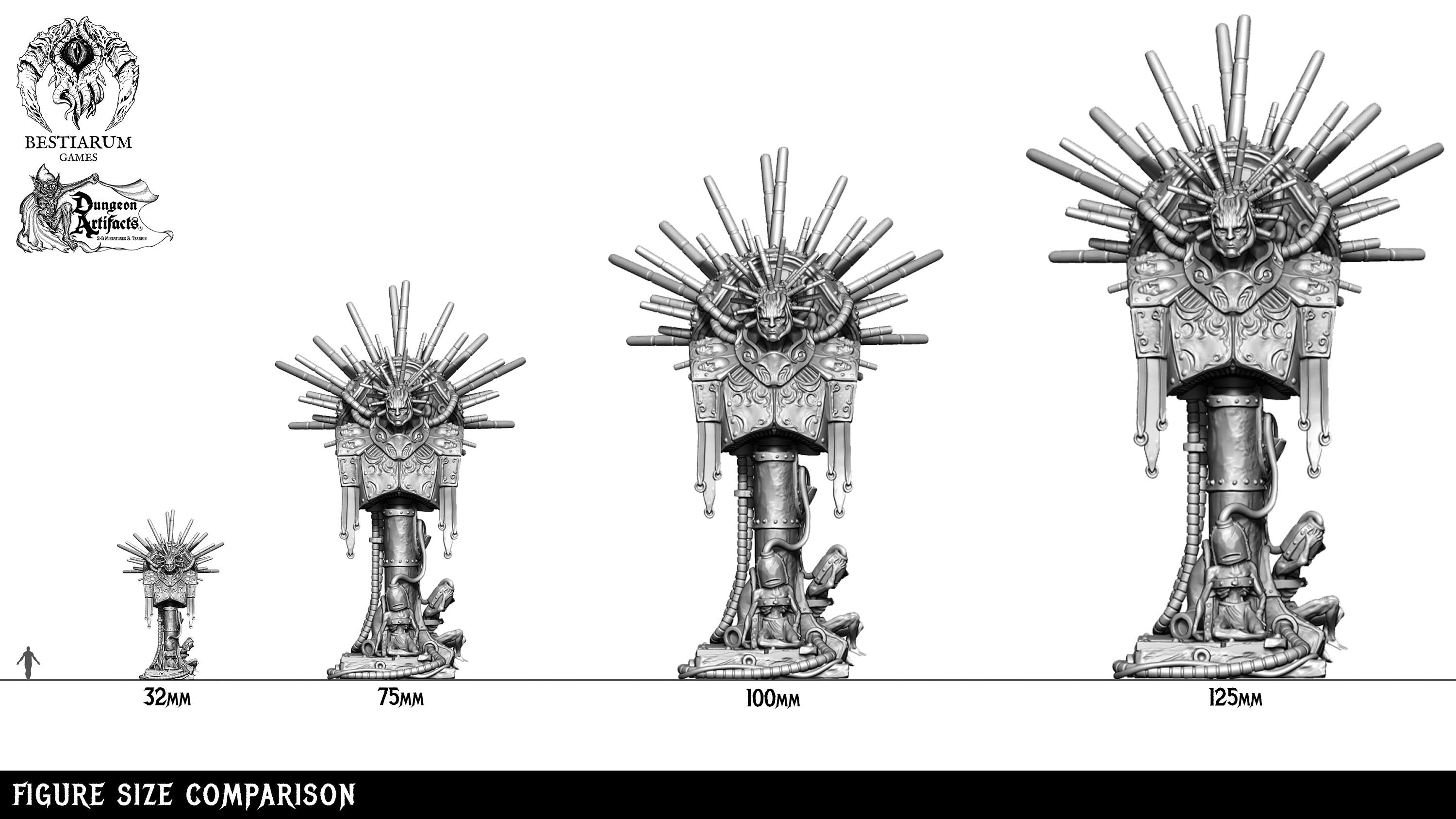 Divine Machine Bust Spires of Allstein Bestiarum Miniatures D&D ...