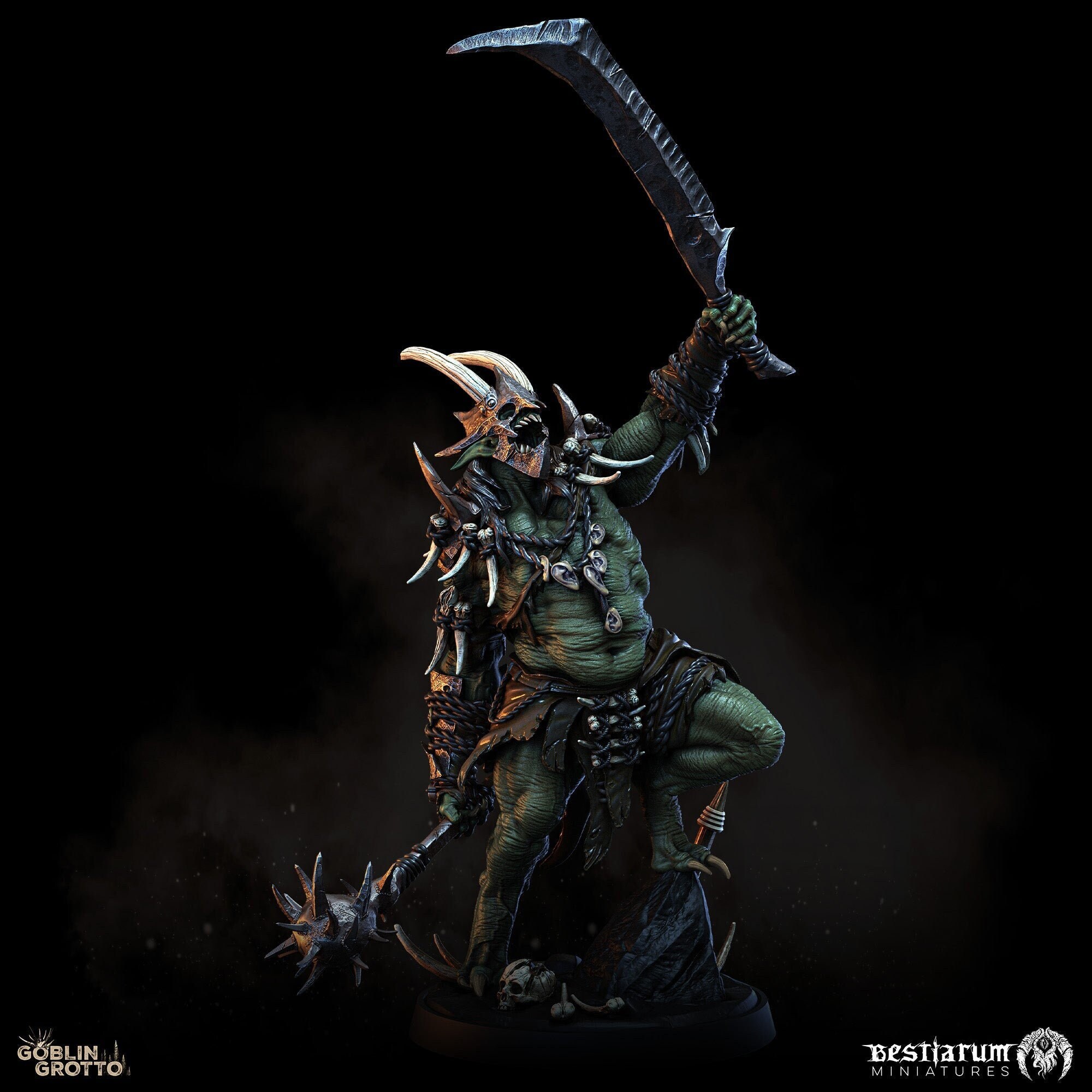 Goblin Raid Leader Goblin Grotto Bestiarum Miniatures D&D Wargaming Dnd ...