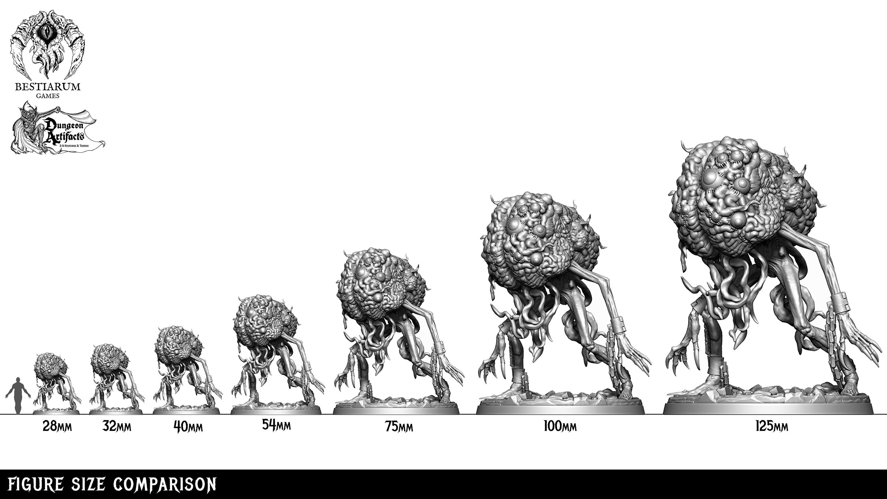 Intellect Devourer Tower of Madness Bestiarum Miniatures D&D Wargaming ...