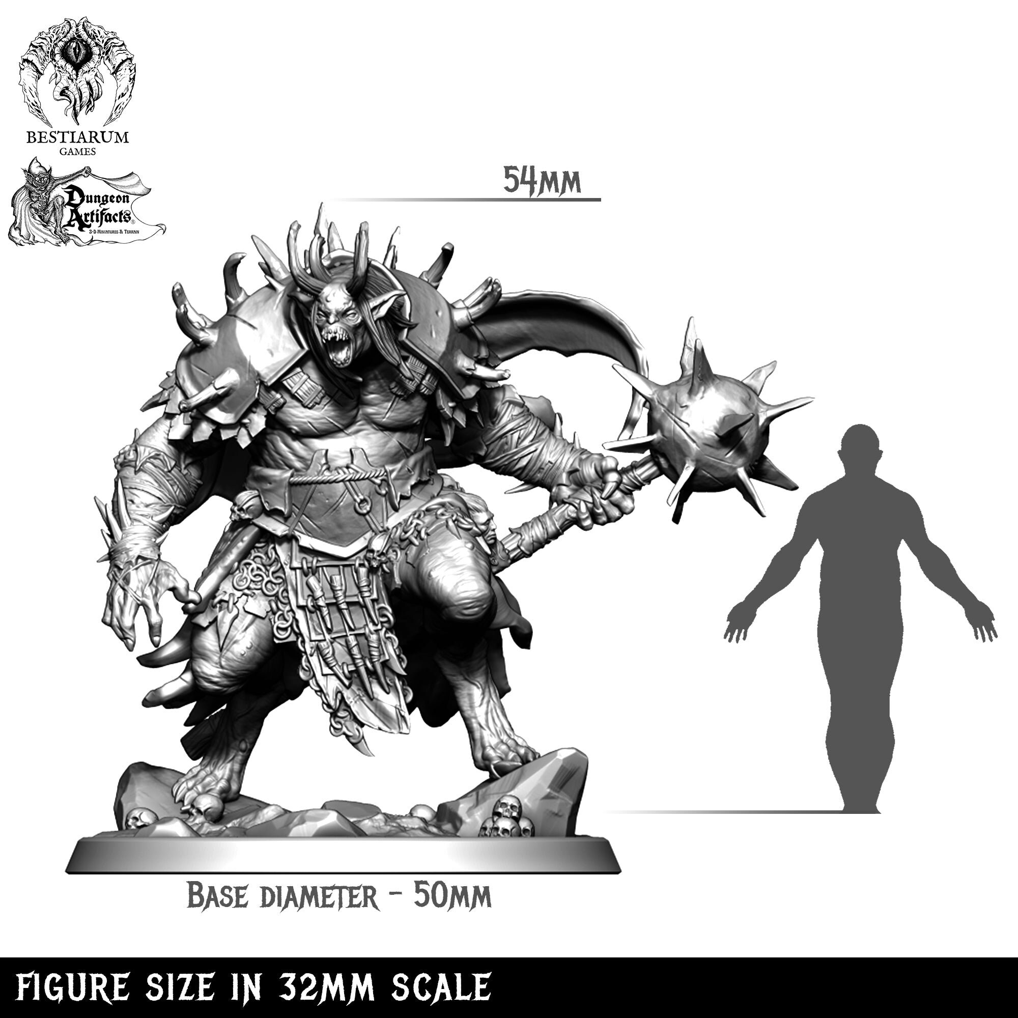 Bugbear Enforcer Goblin Grotto Bestiarum Miniatures D&D - Etsy