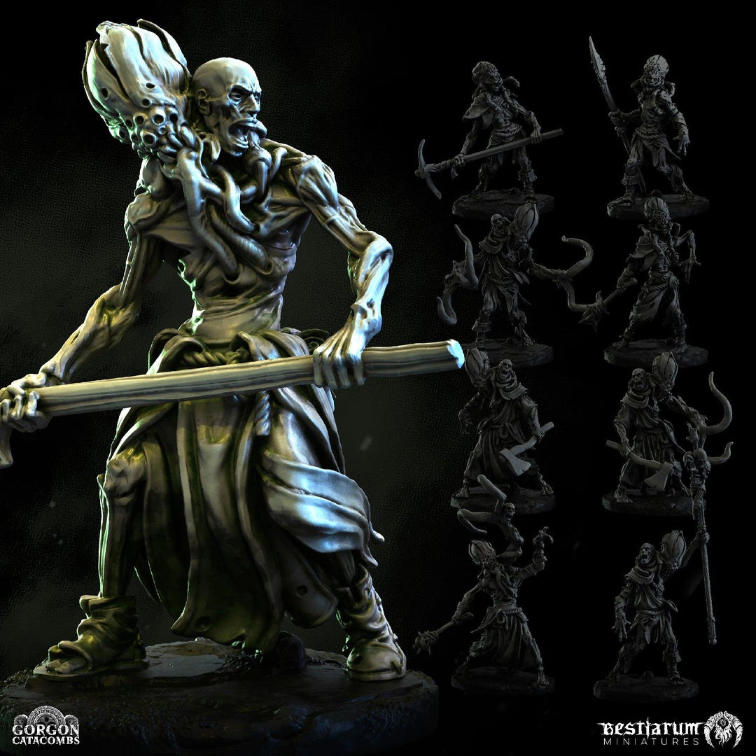 Enslaved Pilgrims | Gorgon Catacombs | Bestiarum | Miniatures D&D ...