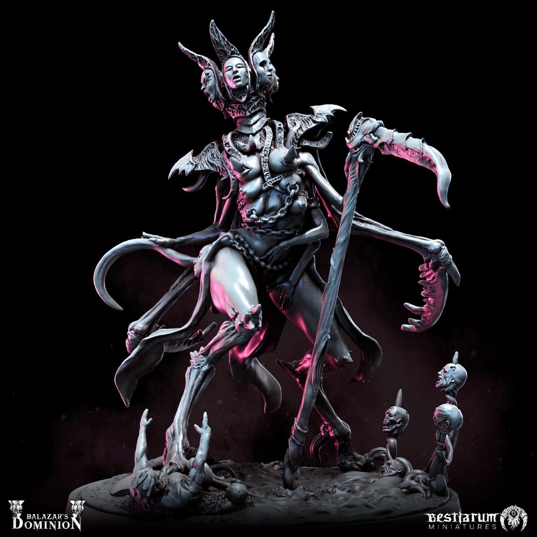 Face Shifter Demoness | Bestiarum | Wargaming Dnd Miniatures - Etsy