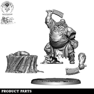 The Butcher | Dark Forest | Bestiarum | Miniatures D&D Wargaming Dnd - Etsy