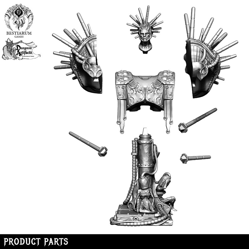 Divine Machine Bust Spires of Allstein Bestiarum Miniatures D&D ...