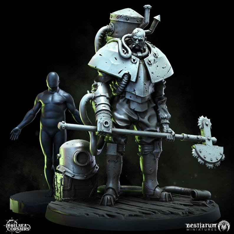 Dieselpunk Naval Raiders | Bestiarum | Trench Crusade Dnd Miniatures - Etsy