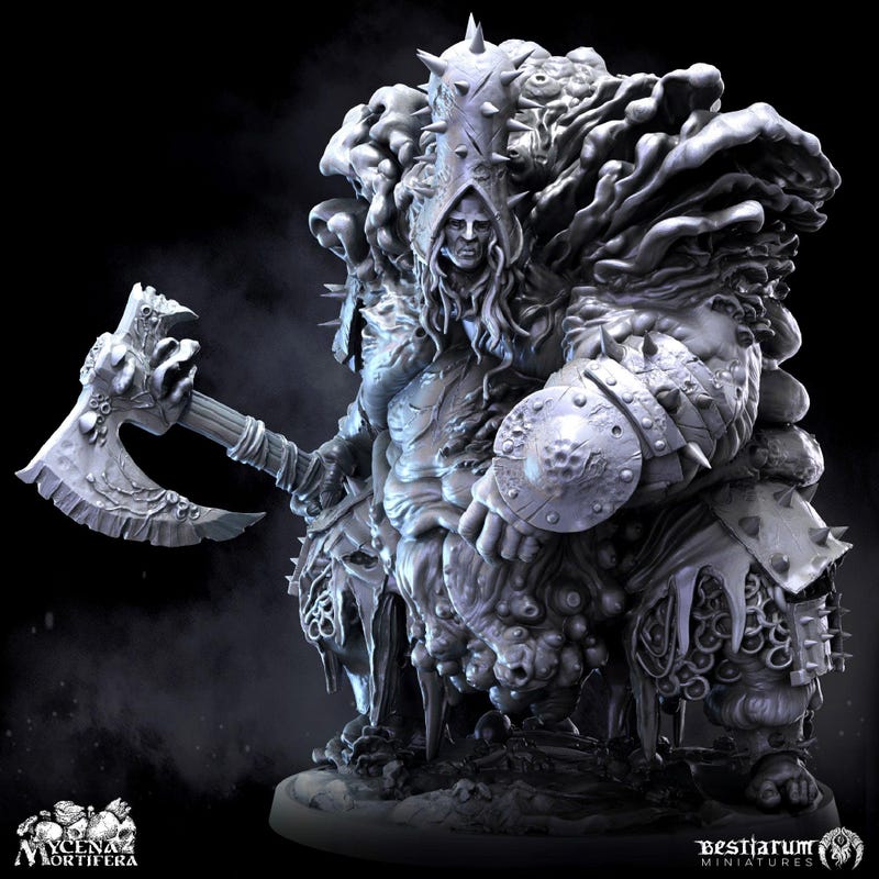 Nurgle Zombie Miniature - Etsy