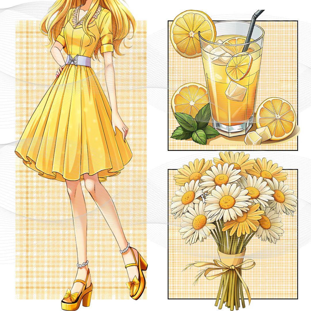 Kawaii Planner Clipart, Watercolor Clipart Bundle, Kawaiigirl Clipart ...