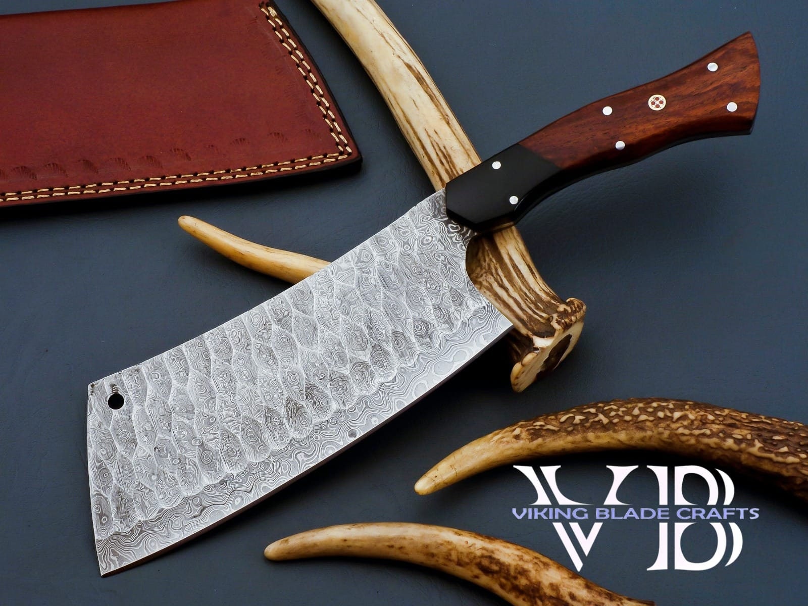 Heavy Duty Hand Forged Butcher Knife Meat Cleaver Bone Cutting - Etsy