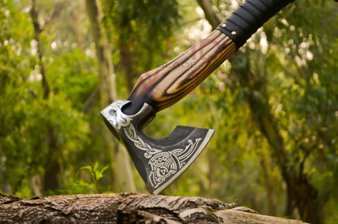 Custom Handmade Viking Axe Hand Forged Axe Bearded Axe - Etsy