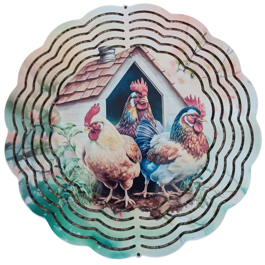 Wind Spinner Chickens - Etsy