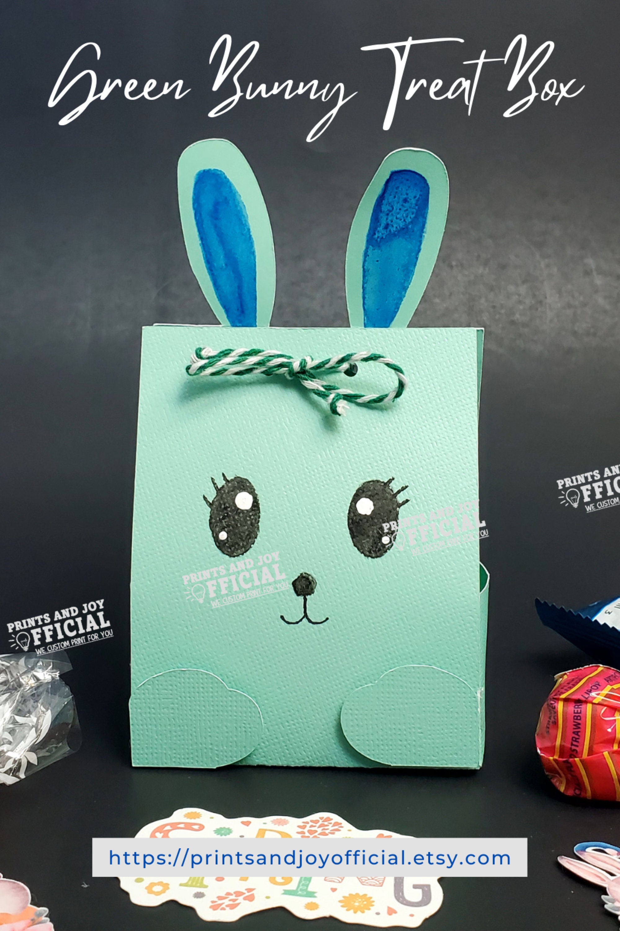 Bunny Candy Box Template Svg, Rabbit Treat Box Svg, Bunny Gift Box Dxf ...