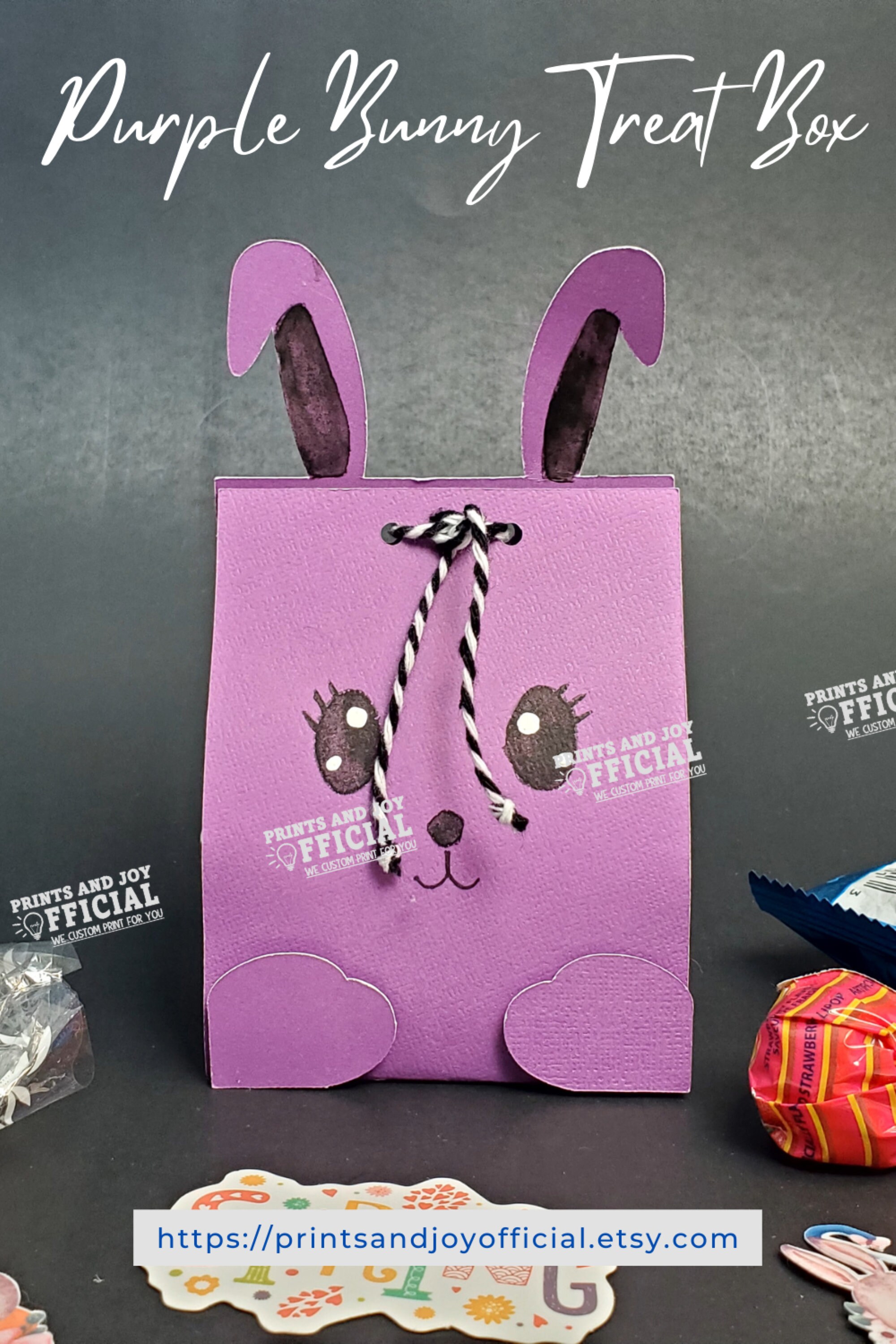 Bunny Candy Box Template Svg, Rabbit Treat Box Svg, Bunny Gift Box Dxf ...