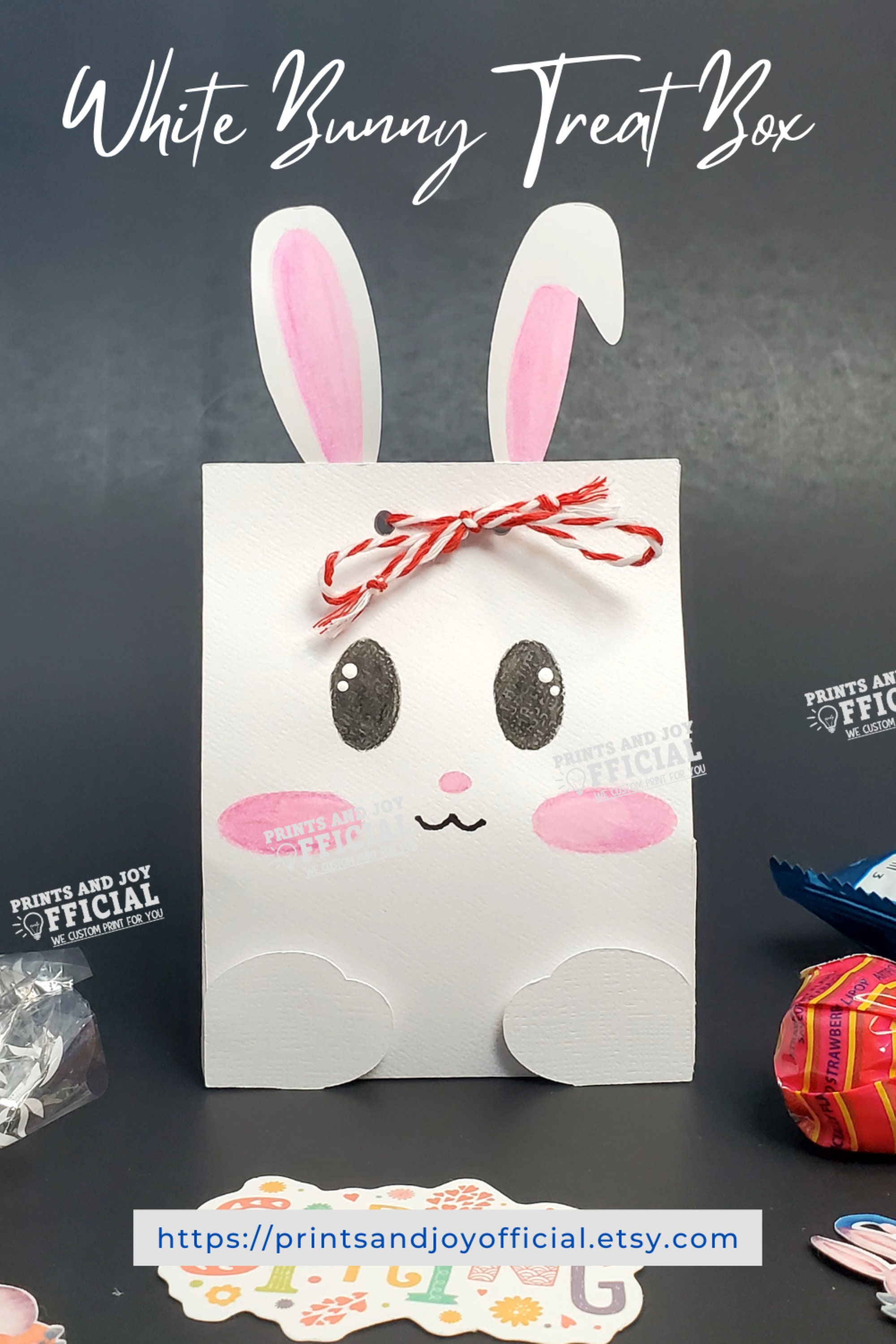 Bunny Candy Box Template Svg, Rabbit Treat Box Svg, Bunny Gift Box Dxf ...
