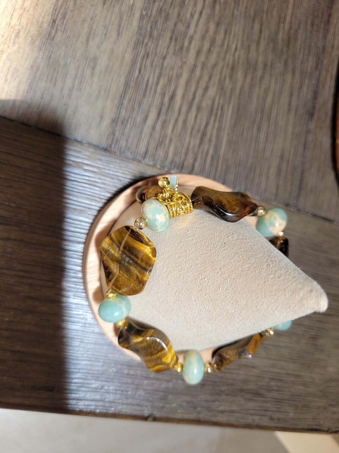 Carved Tiger Eye With Shou Yen Jade and Butterfly - Etsy