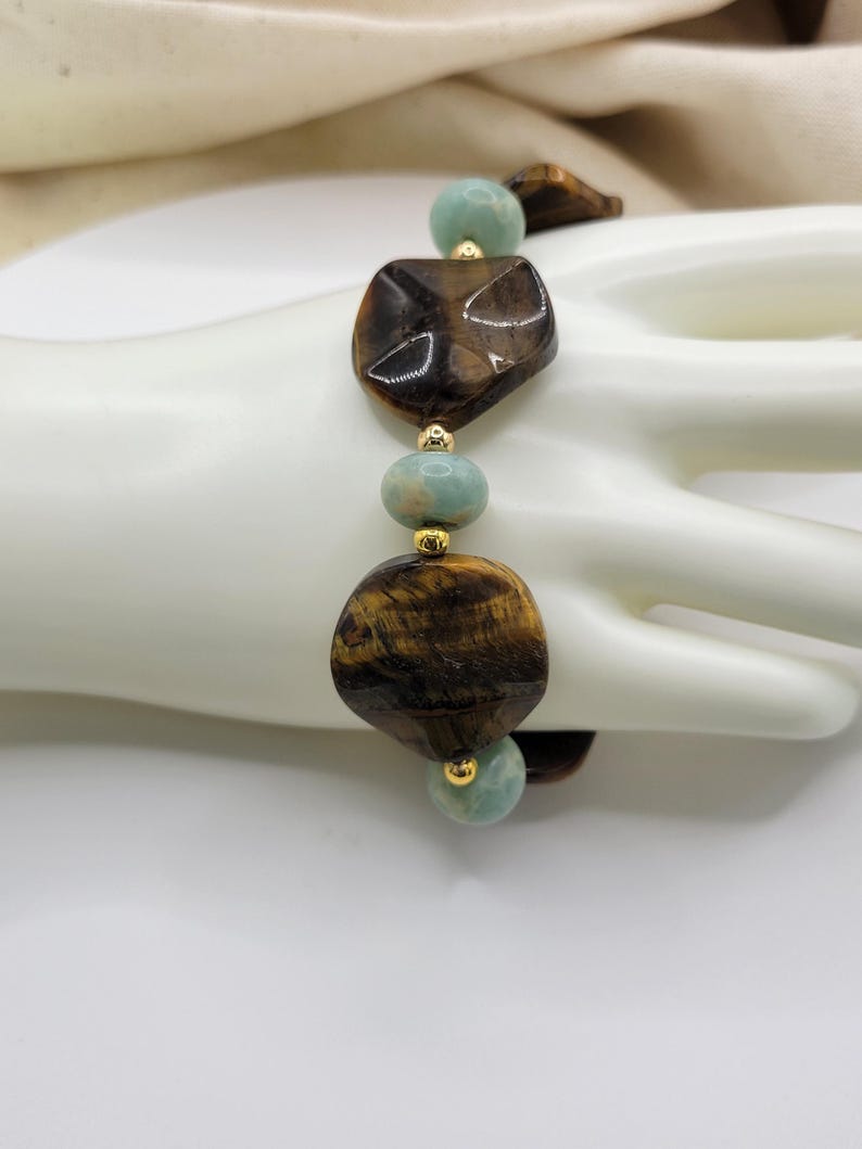 Carved Tiger Eye With Shou Yen Jade and Butterfly - Etsy
