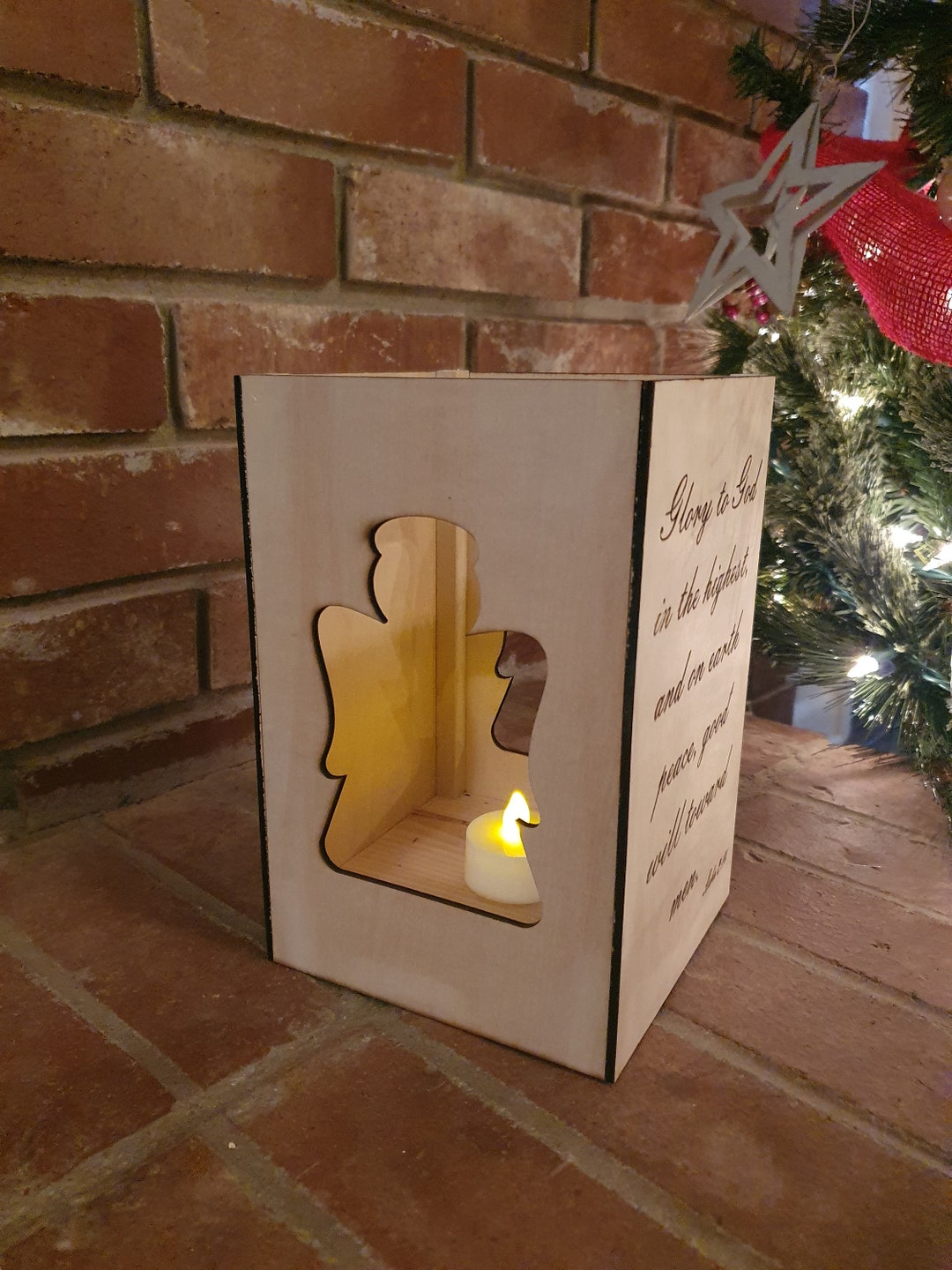 Small Angel Luminary - Etsy