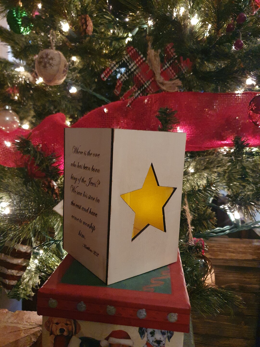 Large Star Luminary - Etsy