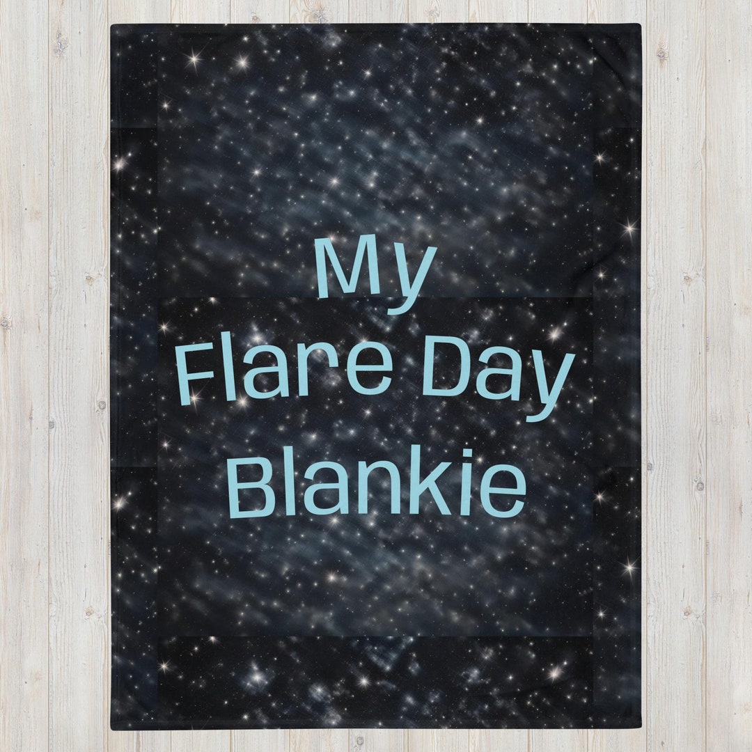 Flare Day Throw Blanket, Invisible Illness, Dysautonomia Awareness ...