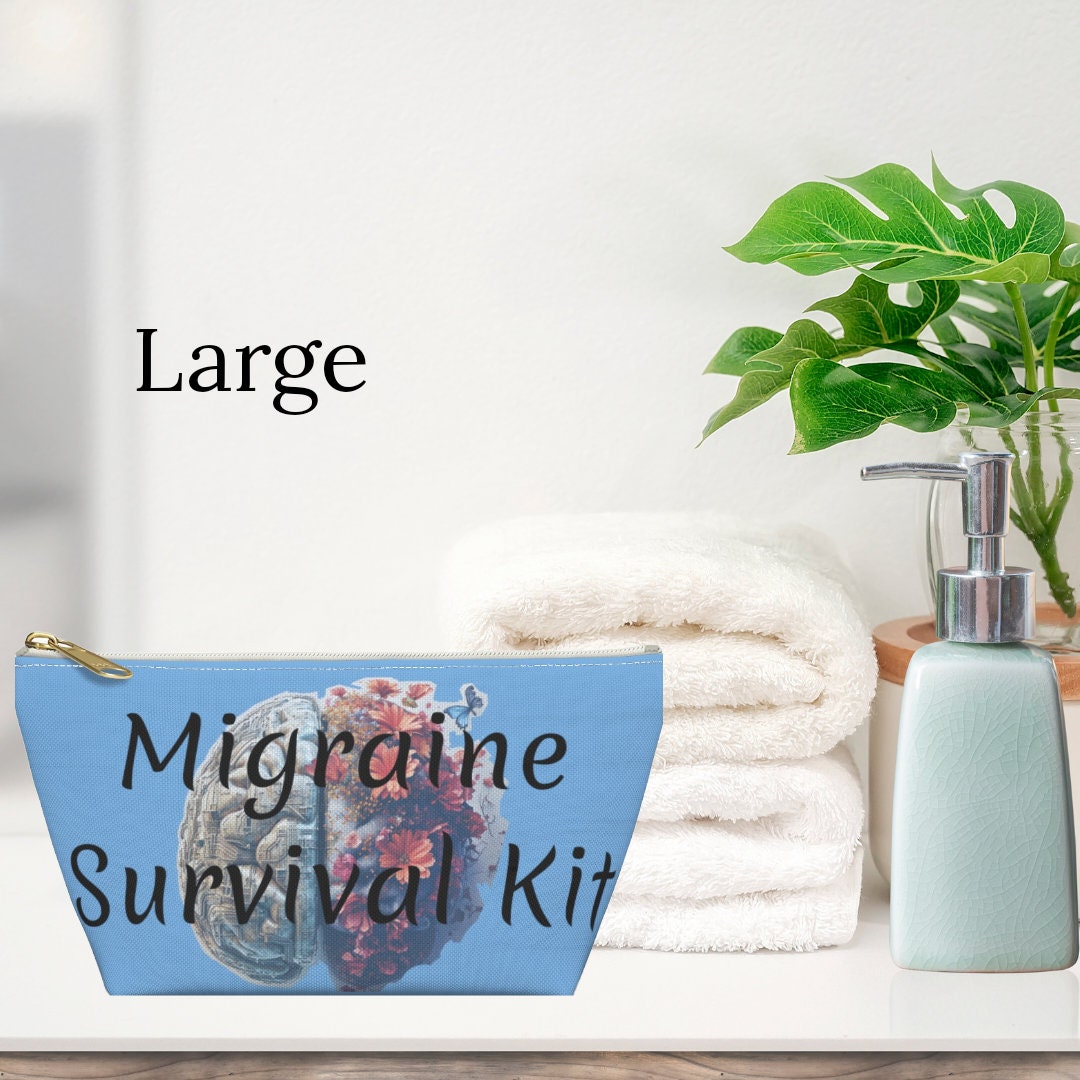 Migraine Survival Kit, Treatment Pouch, Purse Organizer, Medical Bag ...