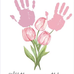 Mother's Day Handprint Craft for Kids | DIY Keepsake Gift for Mom ...