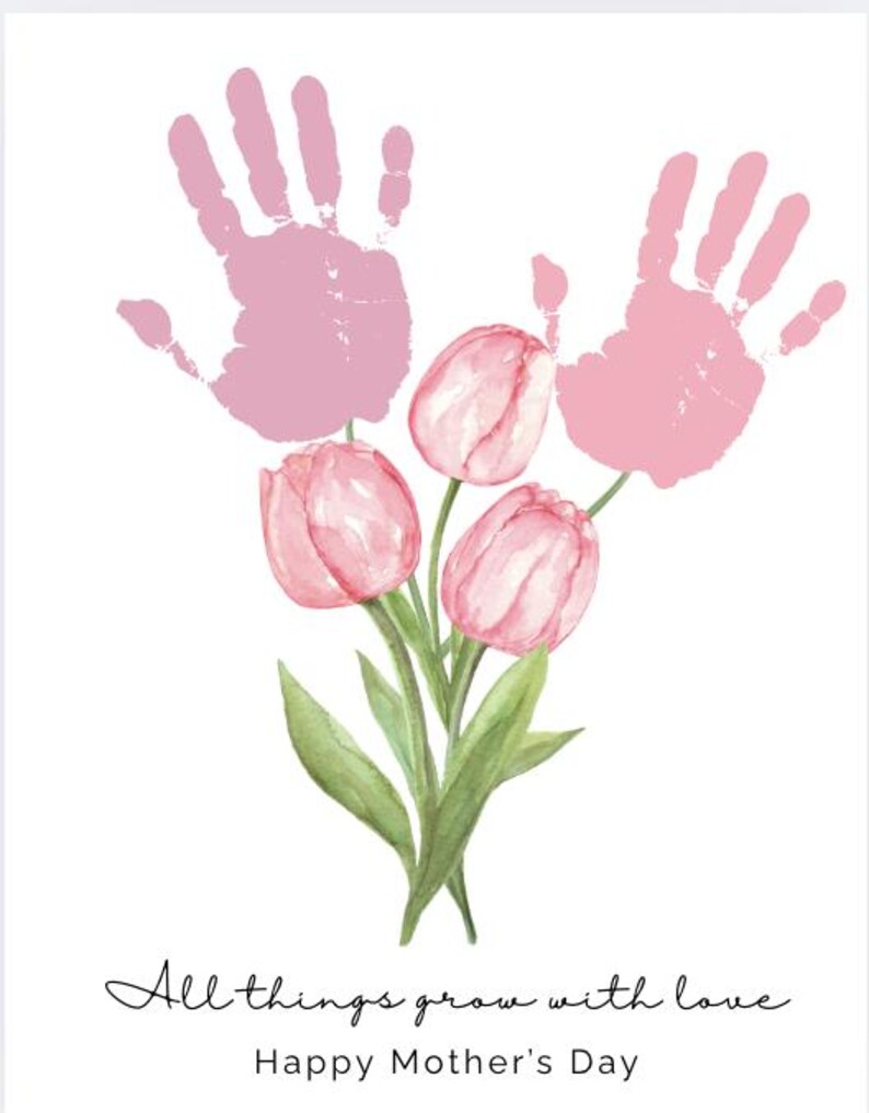 Mother's Day Handprint Craft for Kids | DIY Keepsake Gift for Mom ...
