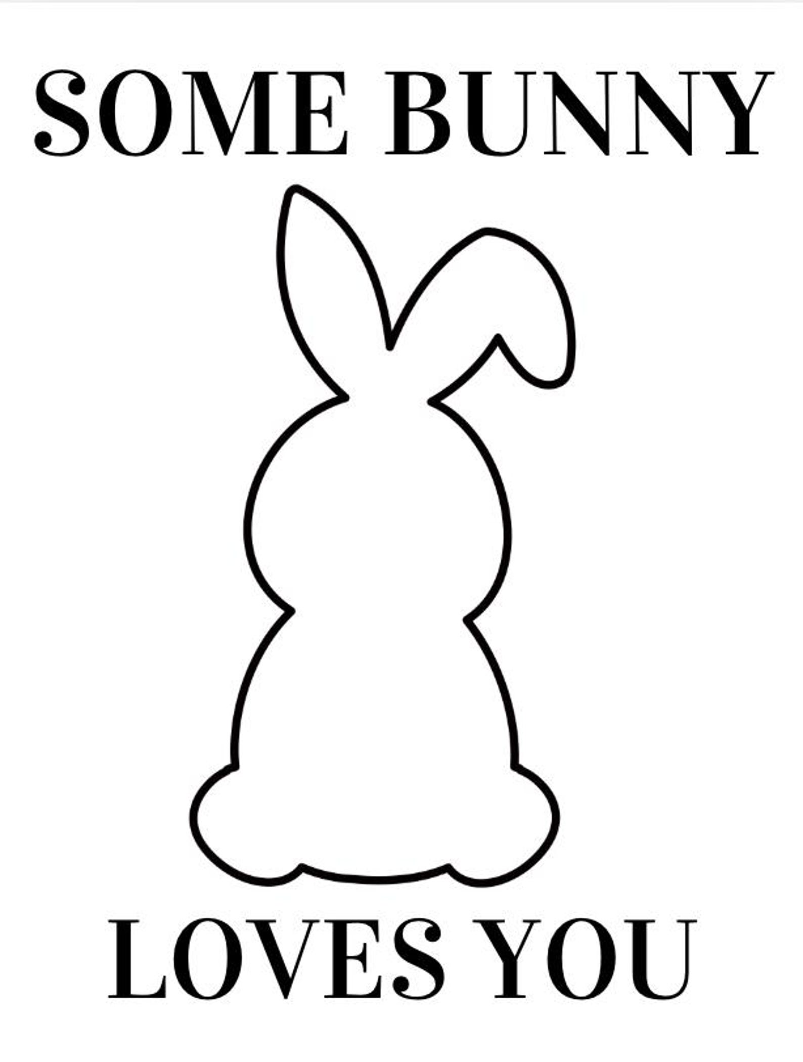 Easter Bunny Craft Printable – Easy Kids Activity With Tissue Paper ...