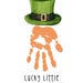 Lucky Little Leprechaun Handprint Craft| Mom | Grandma | DIY Printable ...