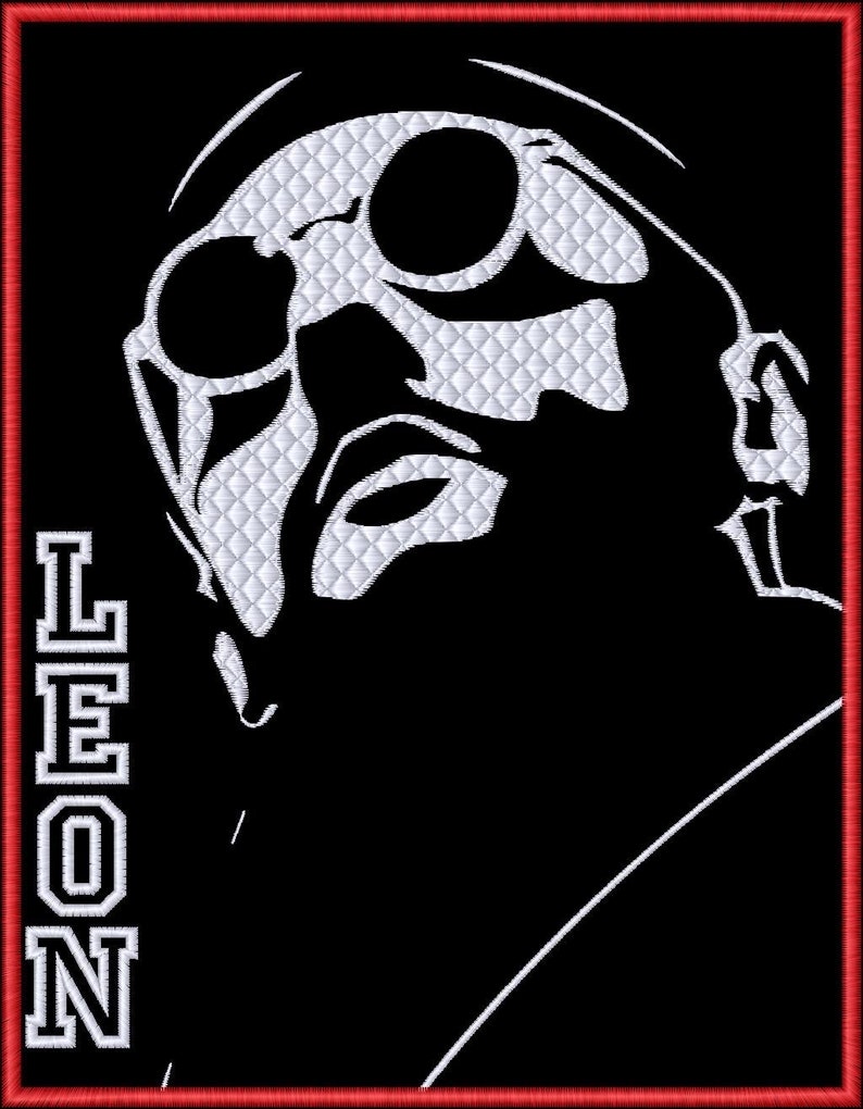 Leon Embroidered T Shirt - Etsy