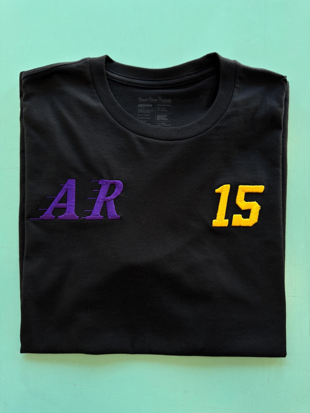 AR 15 Embroidered T Shirt - Etsy