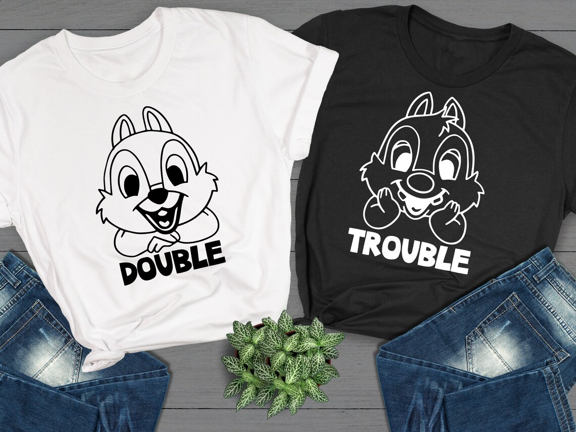 Chip and Dale Svg, Svg for Cricut, Chip and Dale Png, Double Trouble ...