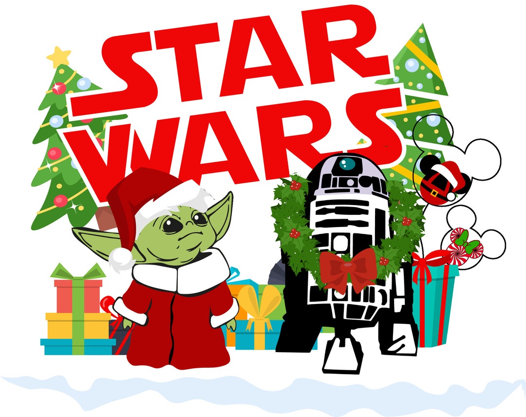 Star Wars Christmas Png SVG | Mega Bundle Deal | Star Wars Vector SVG ...
