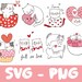 Cat Valentine Svg, Clipart Cute Cat, Valentine Png, Cat Png, Love ...