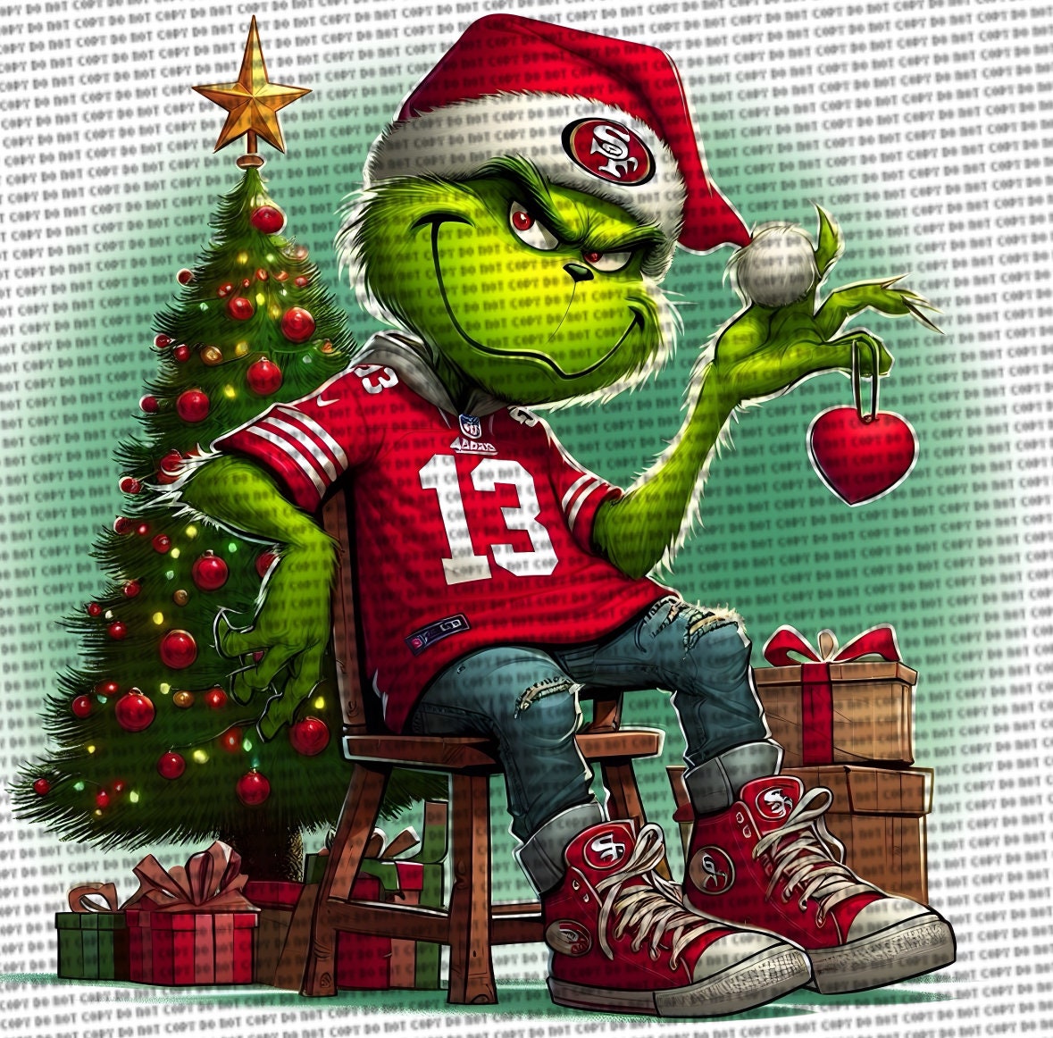 9ers Grinch Fan Png - Etsy