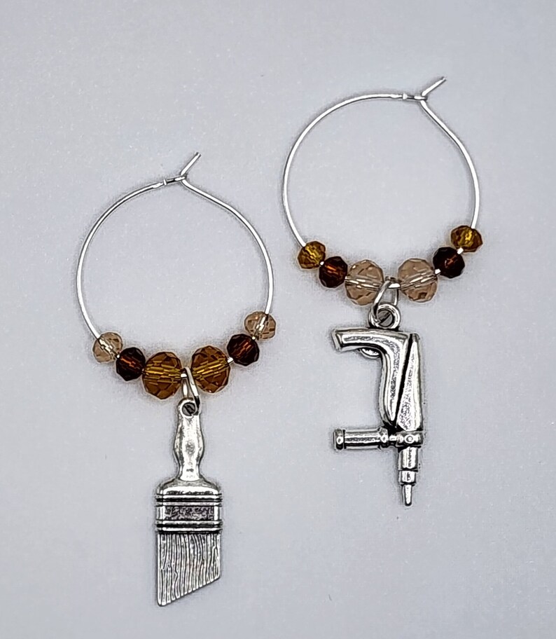 NEW! Handyman, Decorator, DIY, Construction, Builder, Wine Charms ...