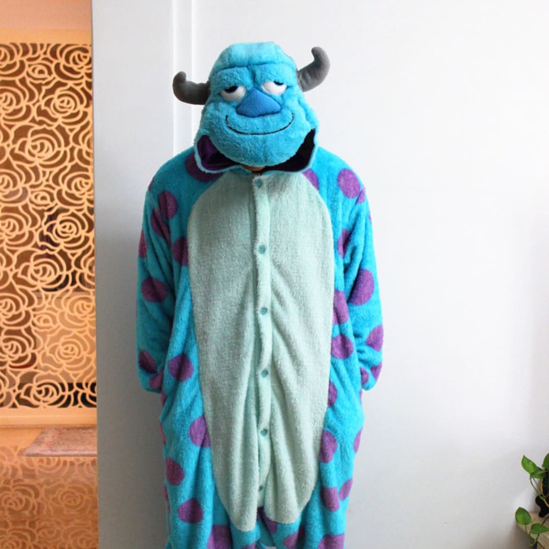 Monsters Kigurumi Onesie Adult Sullivan Pajamas Cosplay - Etsy