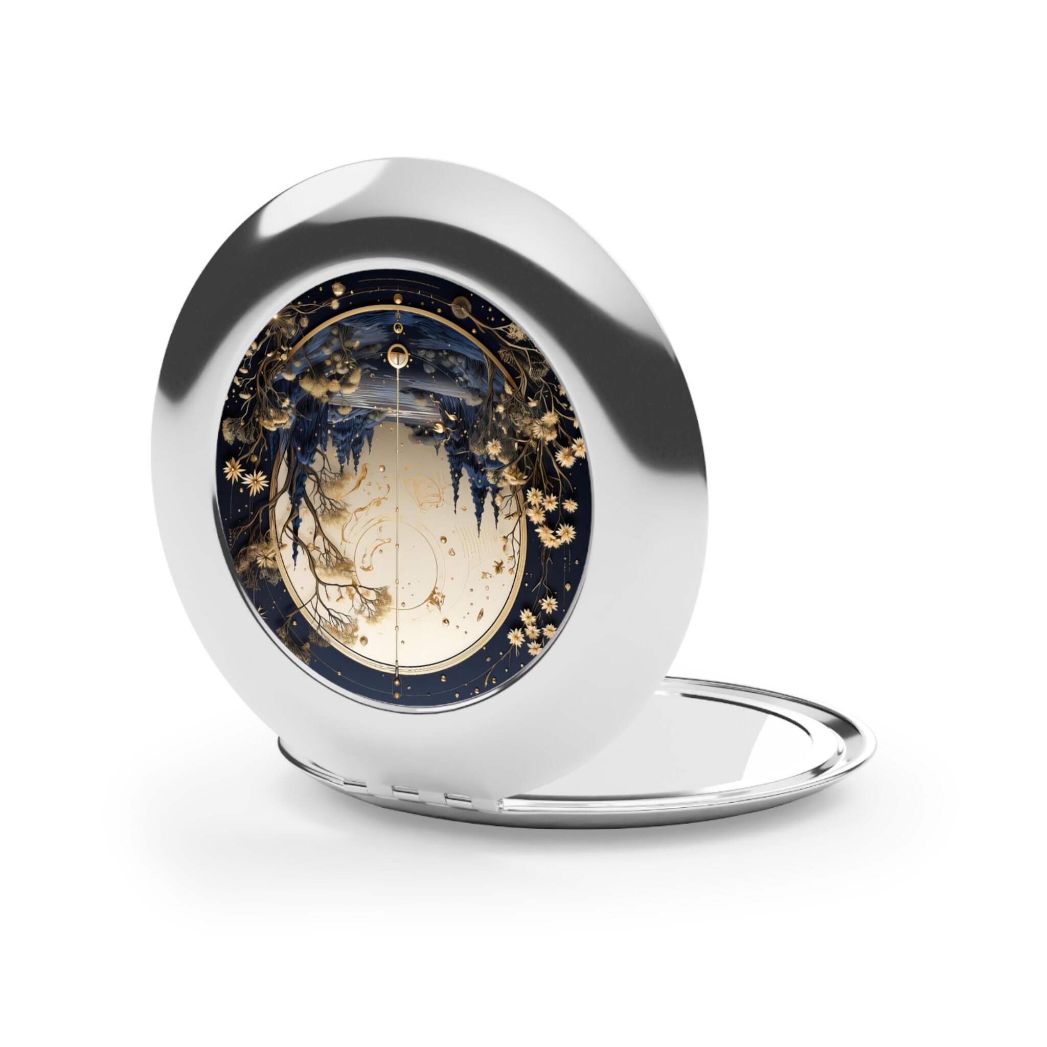 Compact Mirror Mystic Vintage Travel Makeup Mirror Purse Personalized ...
