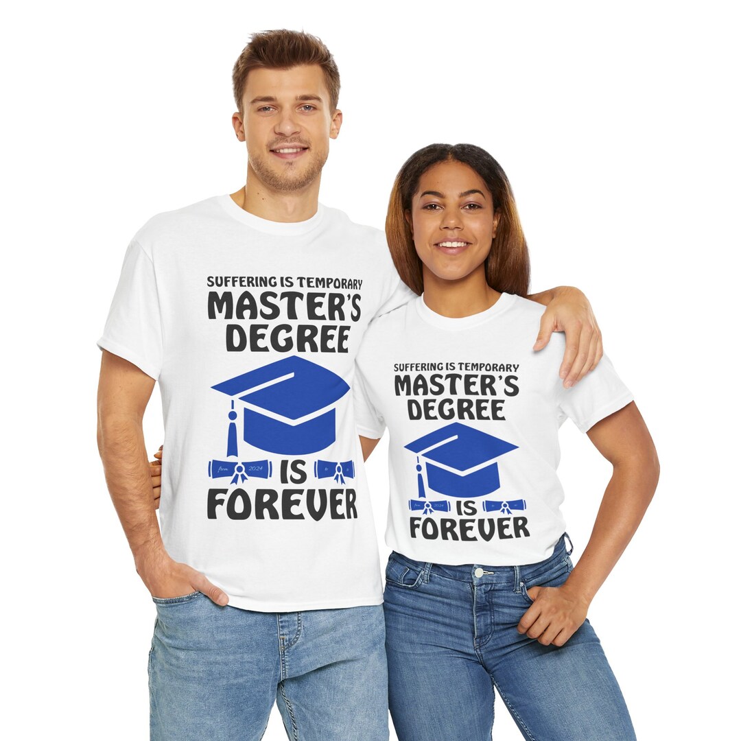 Masters Degree Tee Graduation Gift 2024 Mastered It Funny Graduation ...