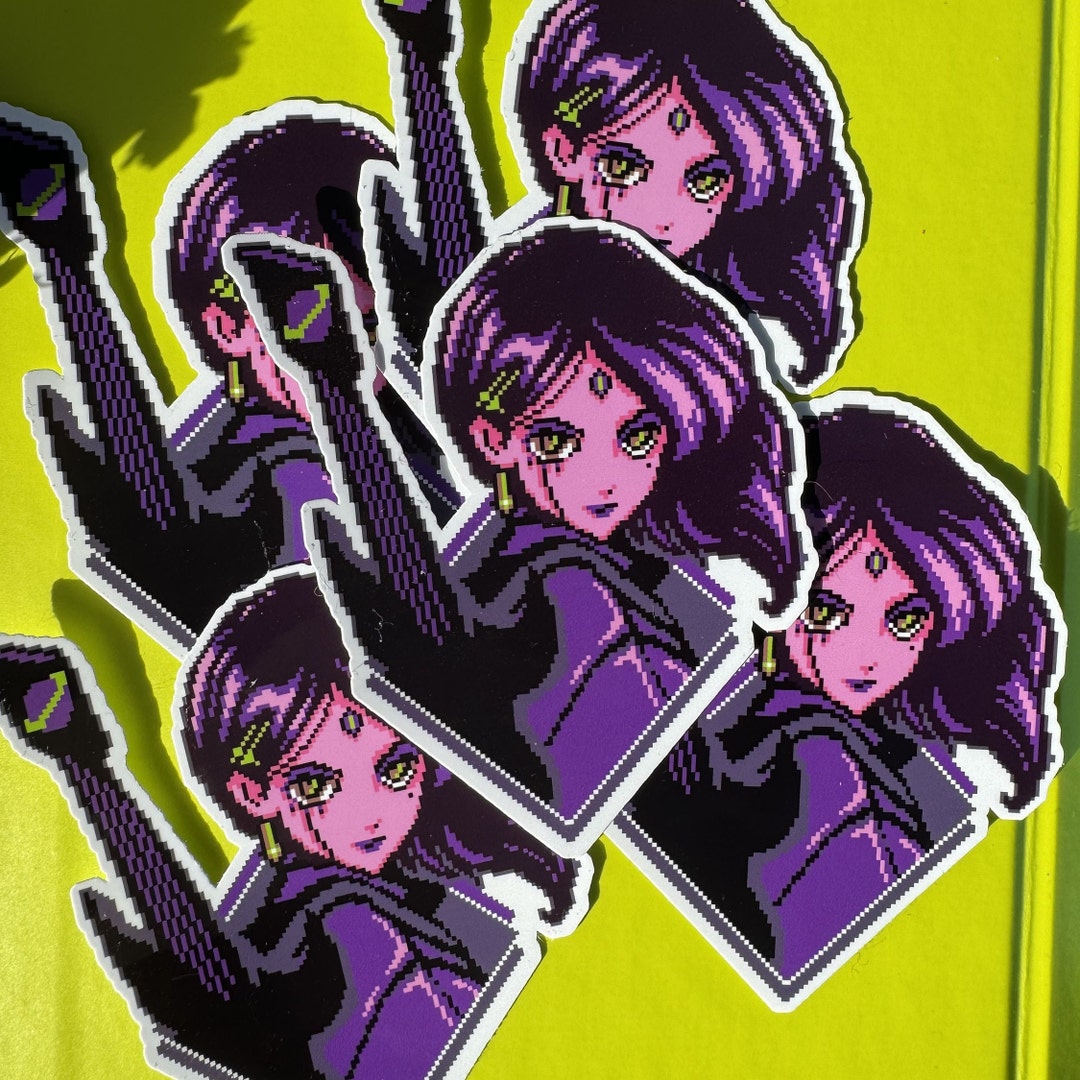 Cyberpunk Stickers - Keylocker Stickers, Anime Stickers, Pixel Art ...