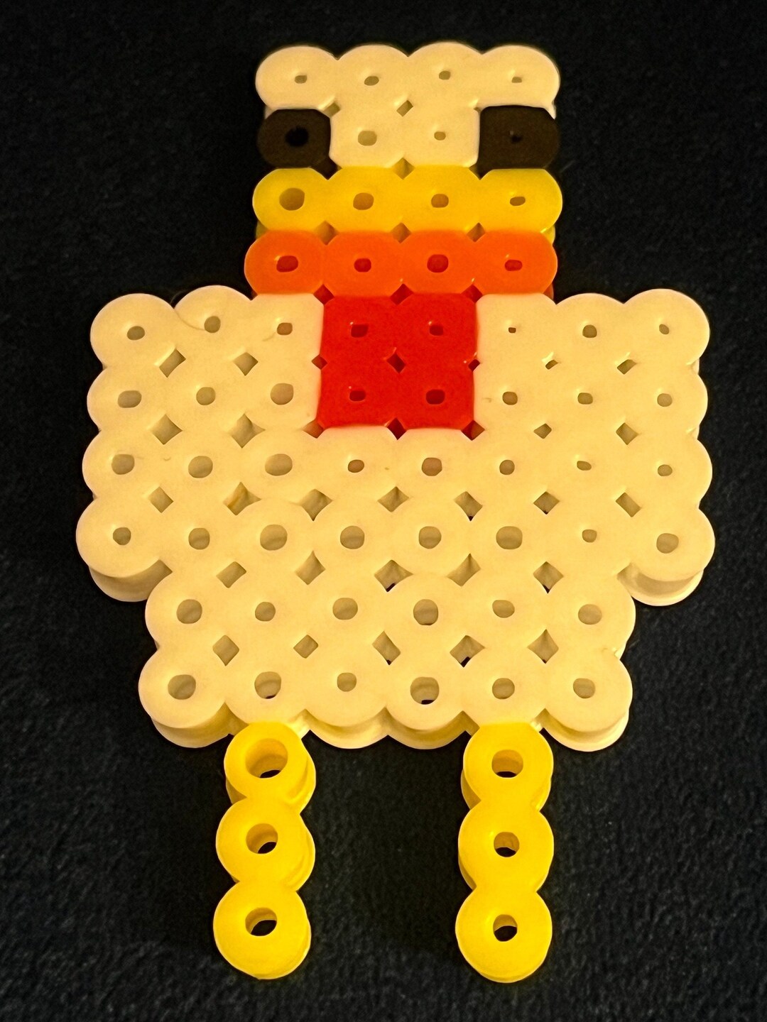 Minecraft Chicken Made Out of Perler Melty Beads. - Etsy