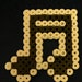 Music Notes Made Out of Perler Melty Beads. - Etsy