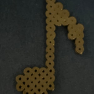 Music Notes Made Out of Perler Melty Beads. - Etsy
