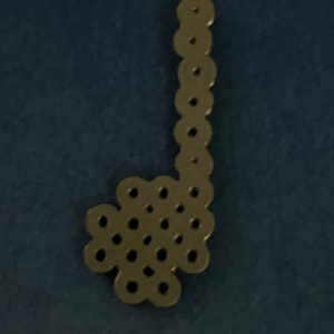 Music Notes Made Out of Perler Melty Beads. - Etsy