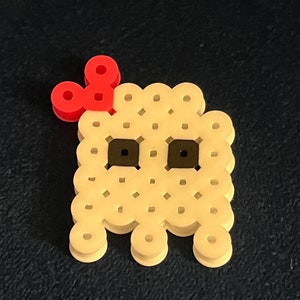 2 Ghosts Made Out of Perler Melty Beads. - Etsy