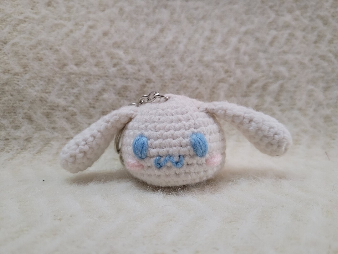 Crochet Cinnamoroll Keychain - Etsy