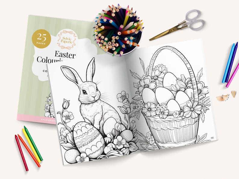 25 Easter Colouring Pages for Kids – Printable Mix & Match Easter ...